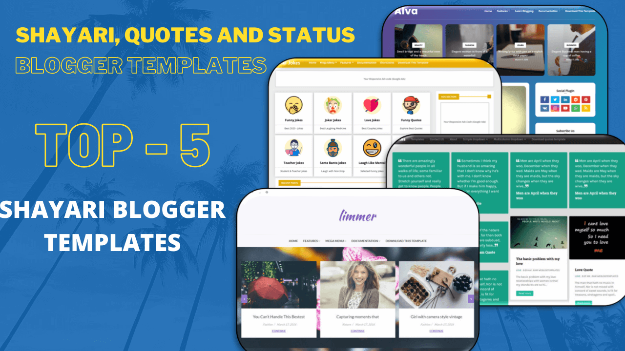 Top-5 Best Quotes Blogger Templates - W3Templates